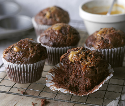 Chocolate caramel muffins | MummyPages.uk