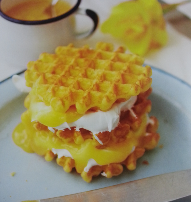 Lemon meringue waffles | MummyPages.uk