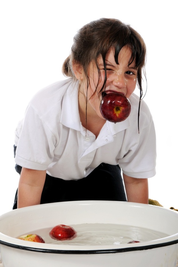 Bobbing for apples