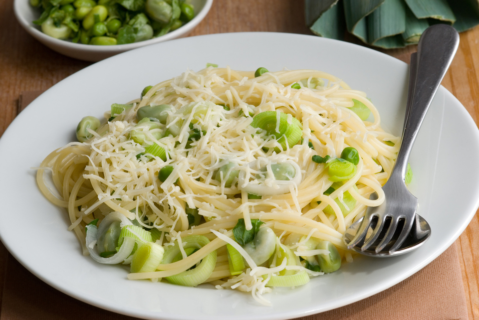 Leek pasta | MummyPages.uk