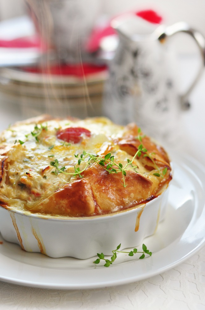 Chicken with vegetable tarts | MummyPages.uk