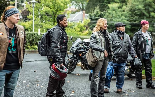 This LGBT biker gang travels around delivering BREAST MILK to...